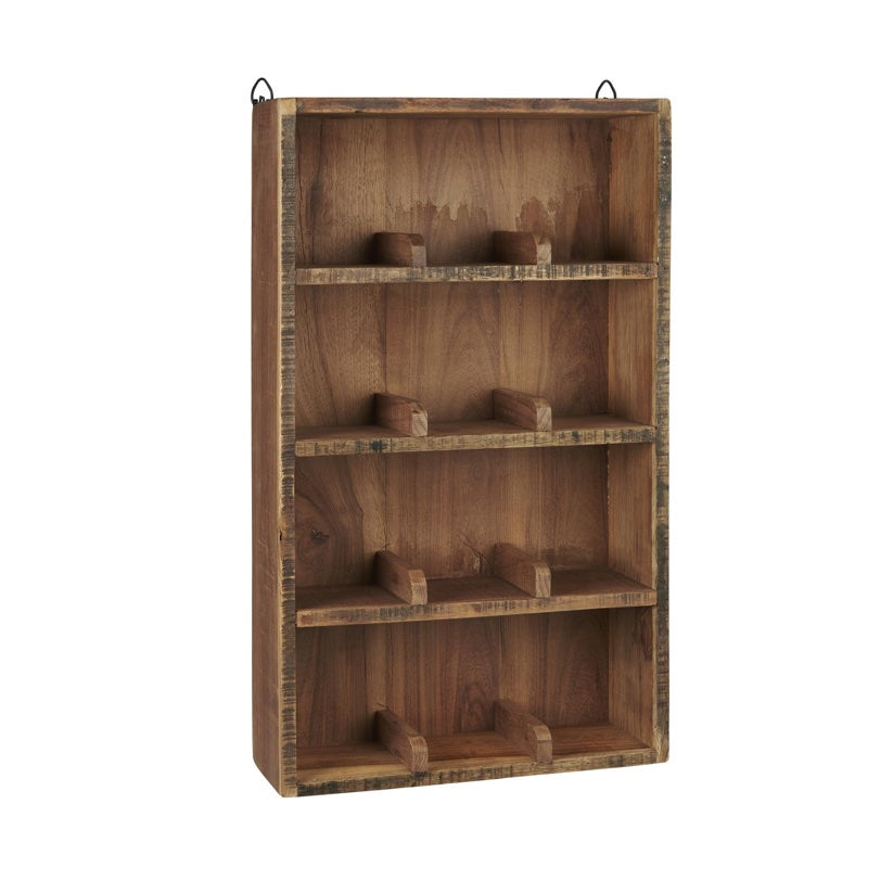 Vegghylle Resirkulert Treverk - 36x61cm