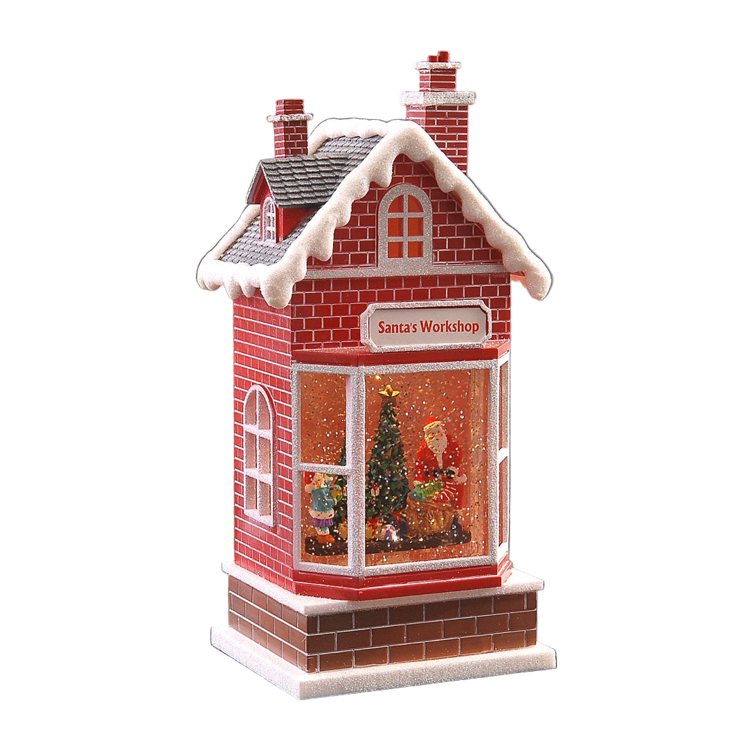 Snøkule, Santas Workshop - 27cm